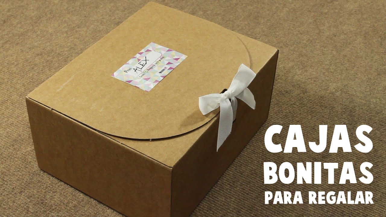 Cajas bonitas para regalar en bodas a invitados