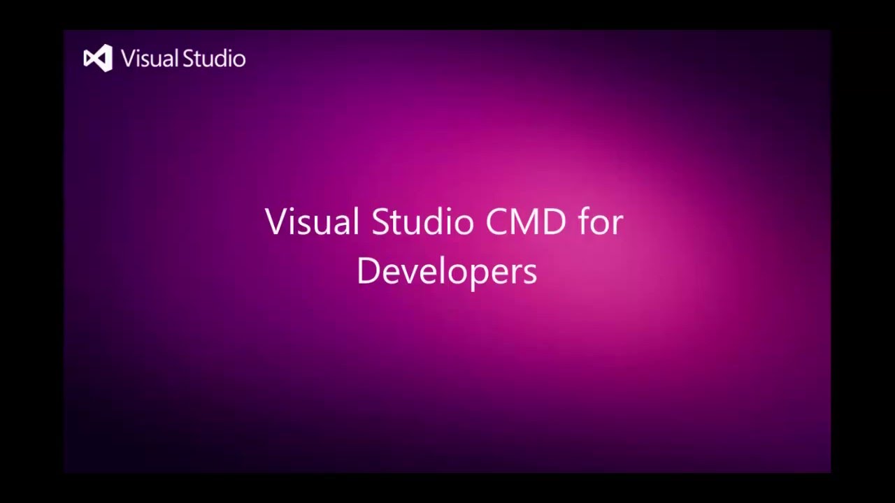 Getting Started With VS2015 | Developer Command Prompt