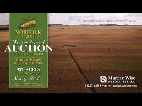 Pierce & Madison Counties, NE – 957± Acres