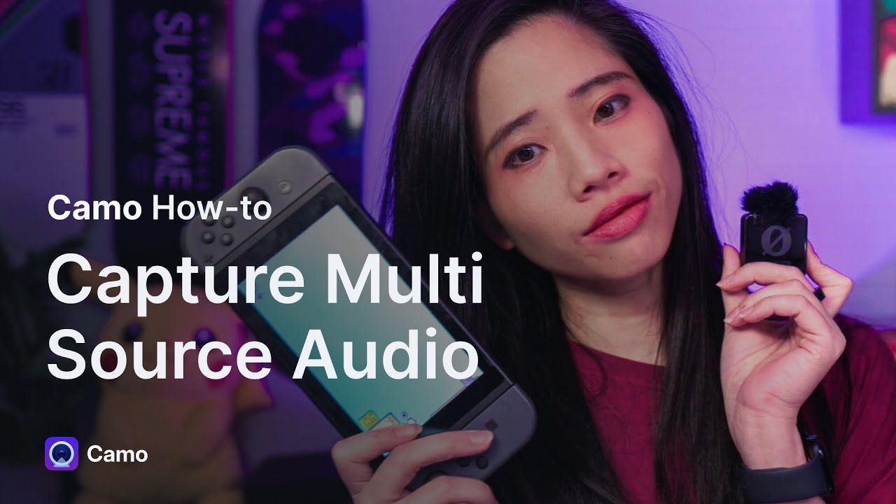 Multi-source audio on Camo Studio for iPad