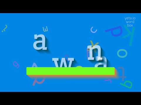 AWAN - HOW TO SAY AWAN? #awan