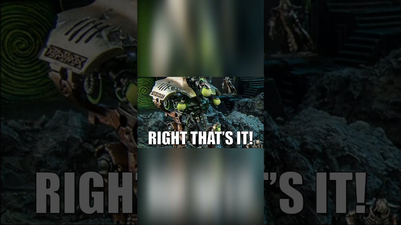 Warhammer 40k Meme Dub: The Necron Canoptek Reanimator Tries Helping Out His Fellow Necrons