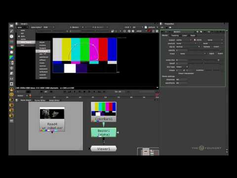 Nuke; General UI; Viewer Channel Controls Video Lecture - Create Visual Effects with Nuke ...
