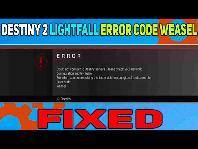 Destiny 2 Lightfall Error code weasel: Possible fixes, causes, and more