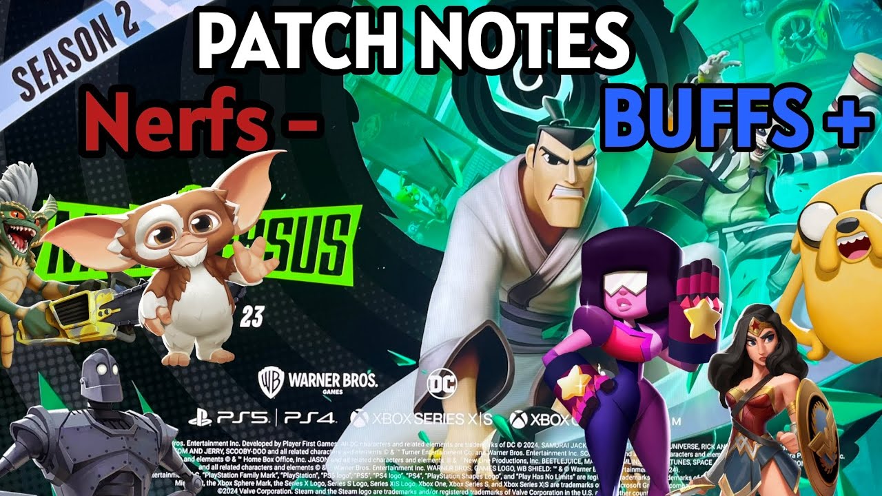 NEW MULTIVERSUS SEASON 2 PATCH NOTES!