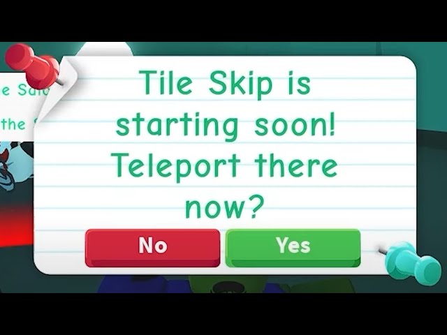 Tile Skip Minigame in Roblox Adopt Me!: Halloween event