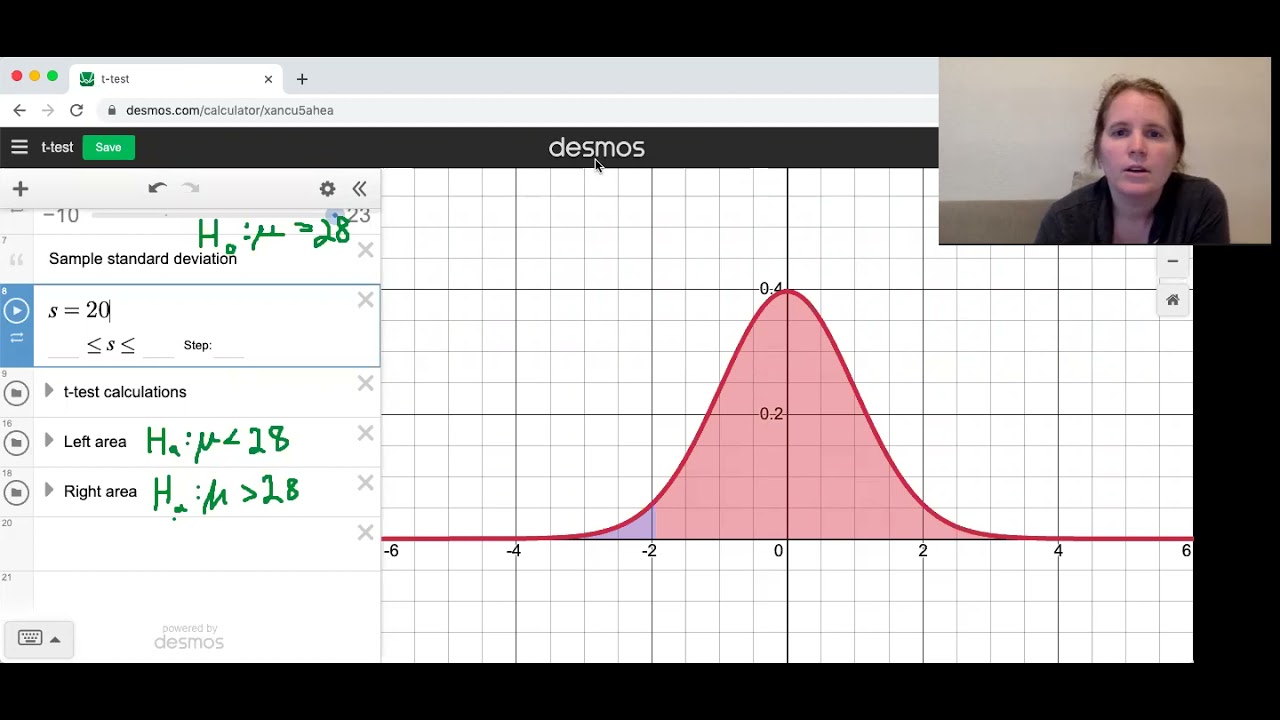Simplifying t-Tests with Desmos: A Quick Guide | Galaxy.ai