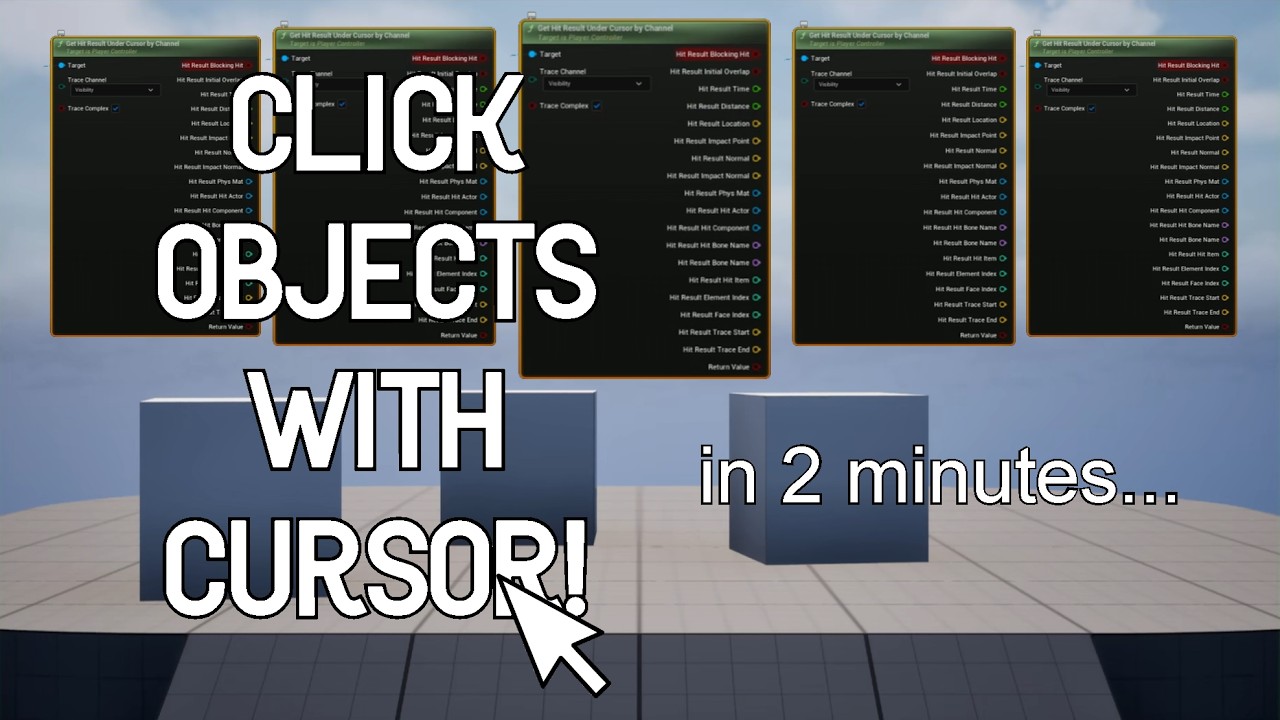 Interact with 3D objects using 2D mouse cursor | Unreal Engine 5 Tutorial