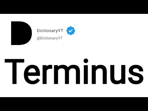 Terminus Meaning in English