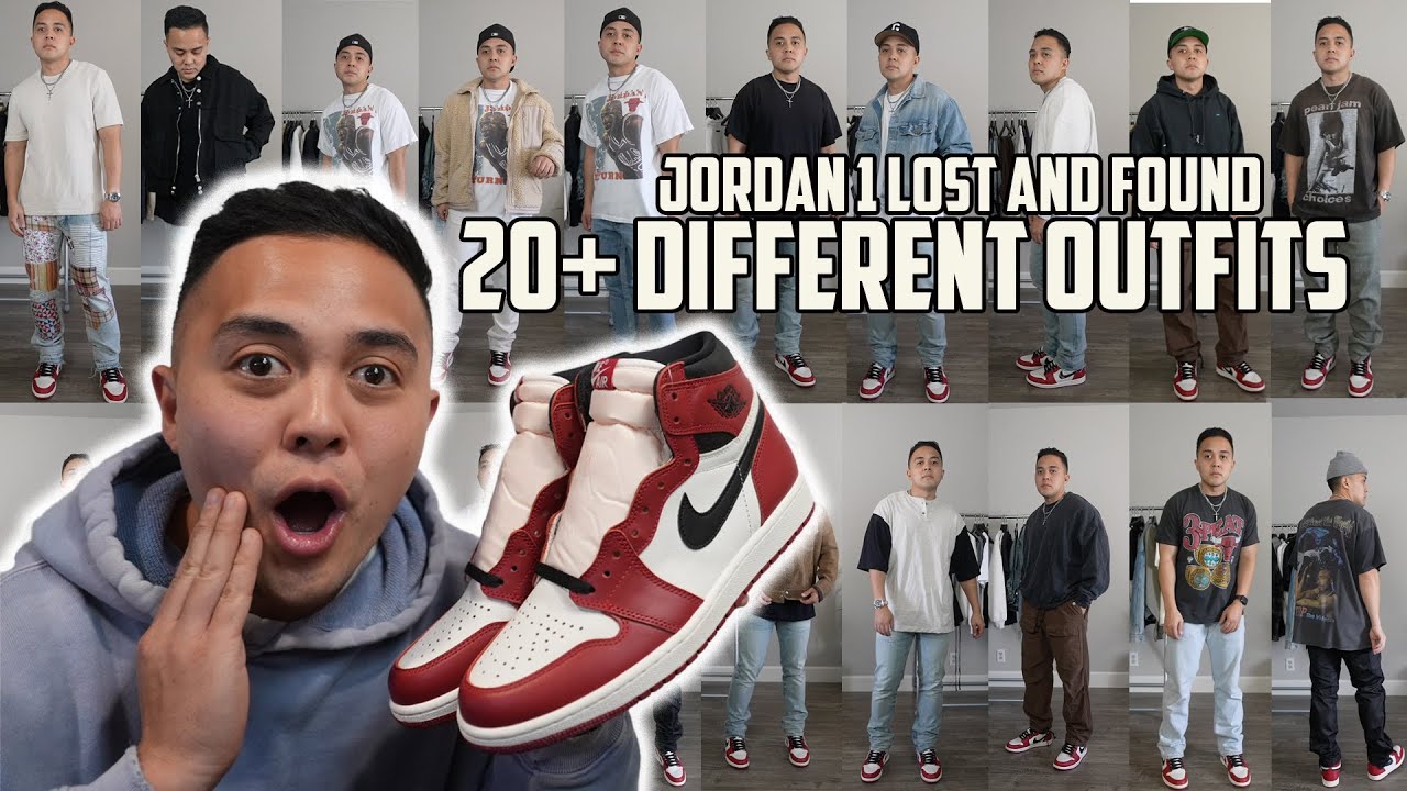 STYLING the Jordan 1 LOST AND FOUND  (20+ Outfit Combinations)