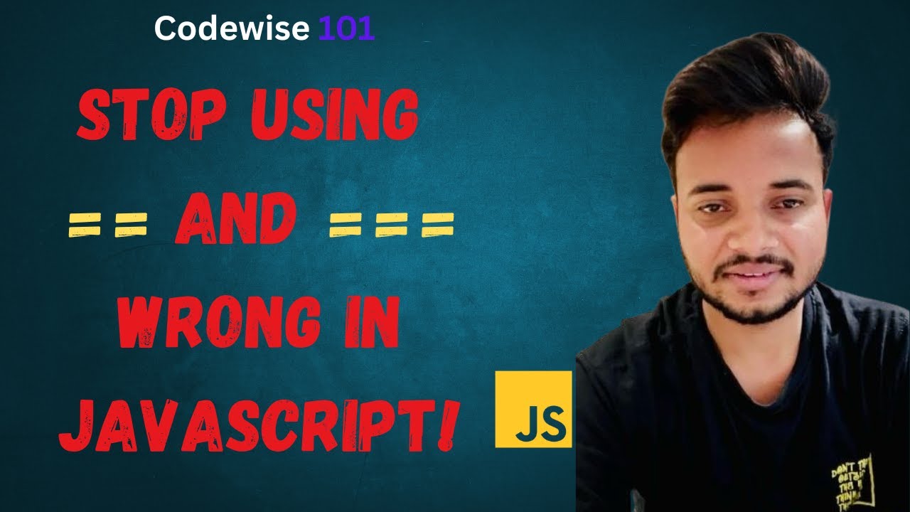 99% of Beginners Still Use == Wrong 😳 | Don’t Be One of Them!  #codewise101 #coding #javascript
