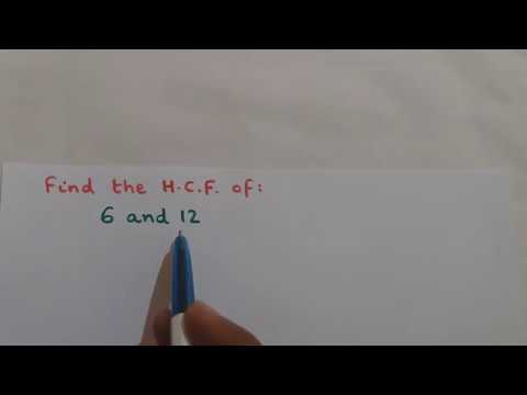 H.C.F. of two numbers