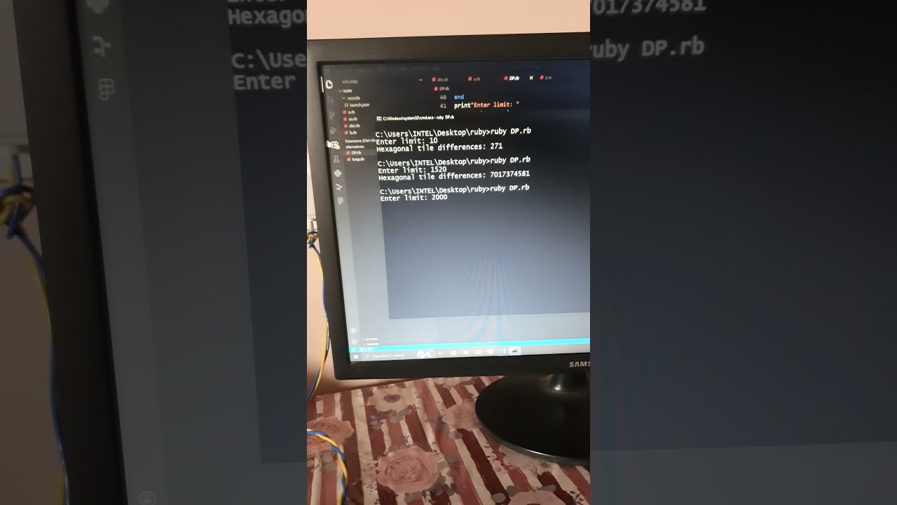 ruby | Euler project 'Hexagonal tile differences' | CodeLearning