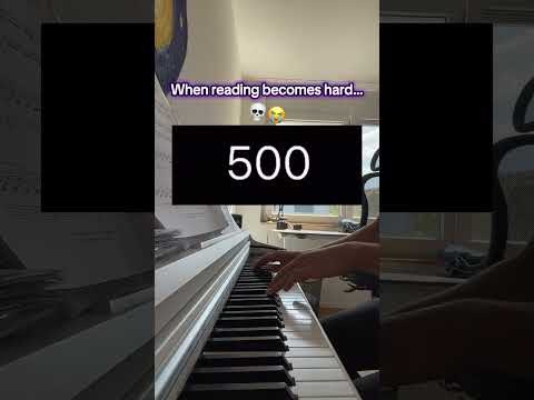 Speed reading 📖 test your brain #piano #challenge #speedreading #fyp #subscribe