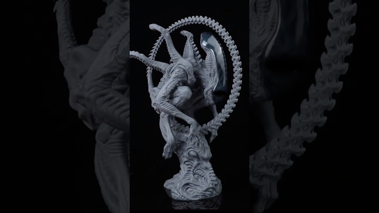 Alien Xenomorph 3D Print | Sci-Fi Collector’s Dream #aliens #scifi #collection #asmr