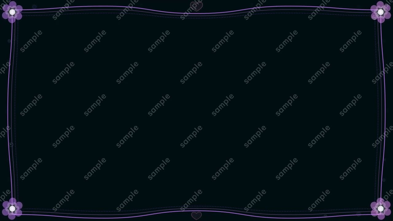 Floral Wave Frame