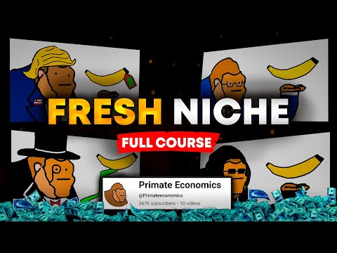 How to Make Videos Like @Primateeconomics Using AI Tools | Faceless YouTube Automation