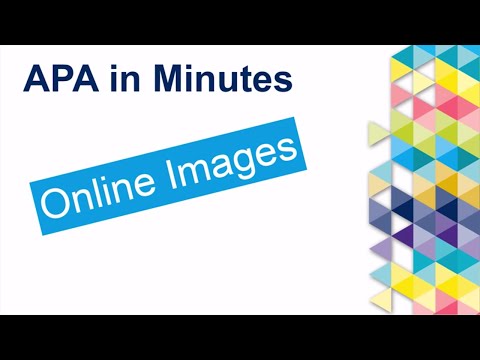 APA 6th in Minutes: Online Images