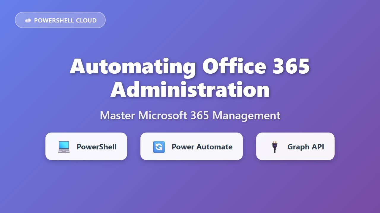 Office 365 Automation: PowerShell, Power Automate & Graph API Complete Guide