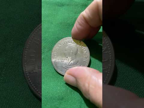 Old 5 piso Philippine coin