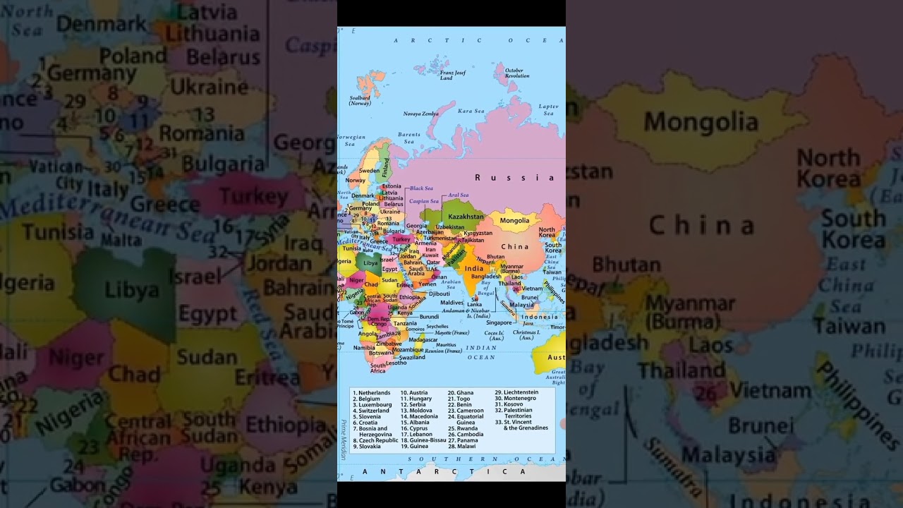 world map #shorts #ytshorts