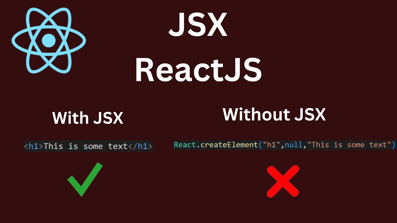 ReactJS JSX(React Tutorial #4)