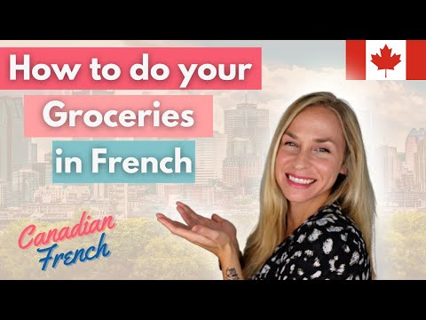 Groceries in French - Essential words to use and understand at a grocery store