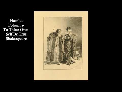 Hamlet-To Thine Own Self Be True-William Shakespeare