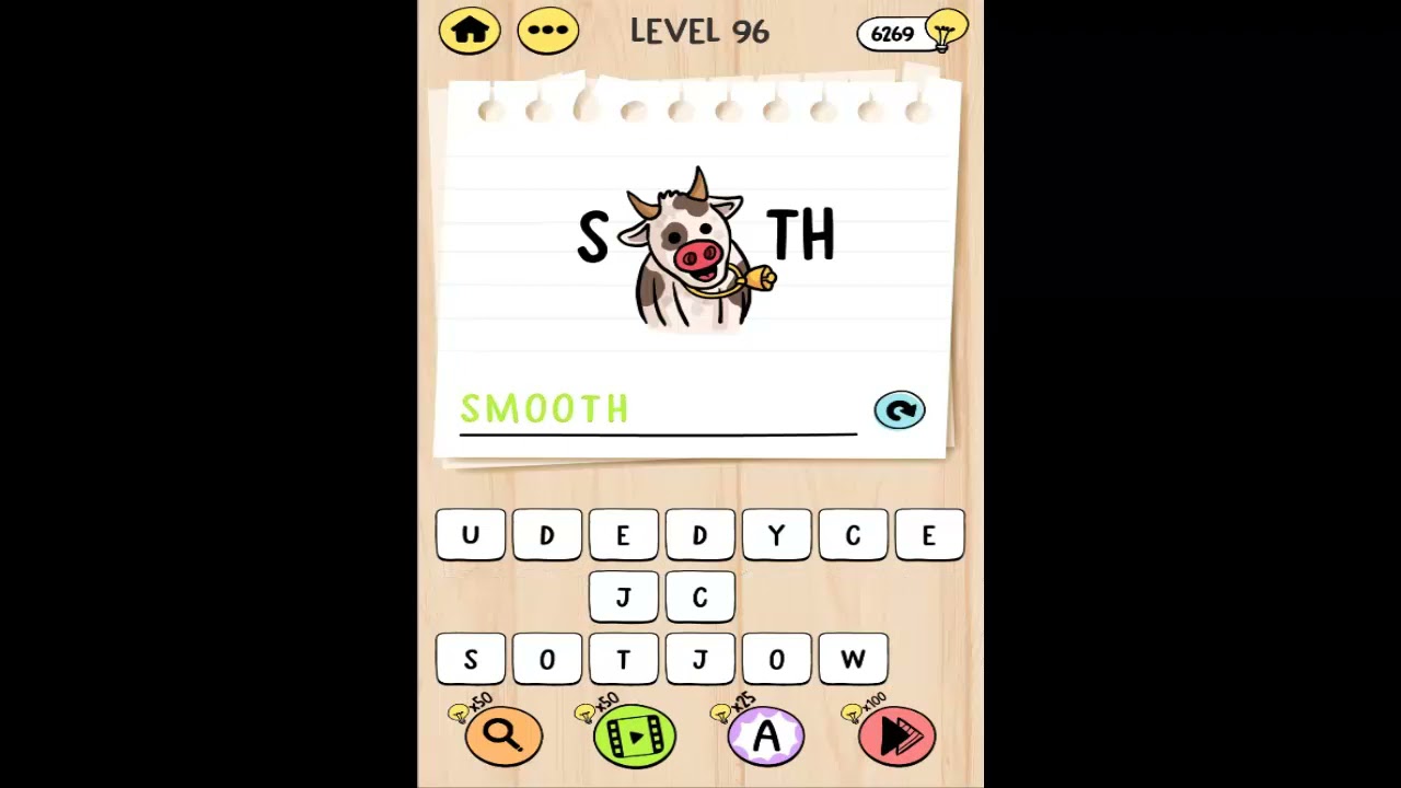 Brain Test Tricky Words LEVEL 91-100 Answers