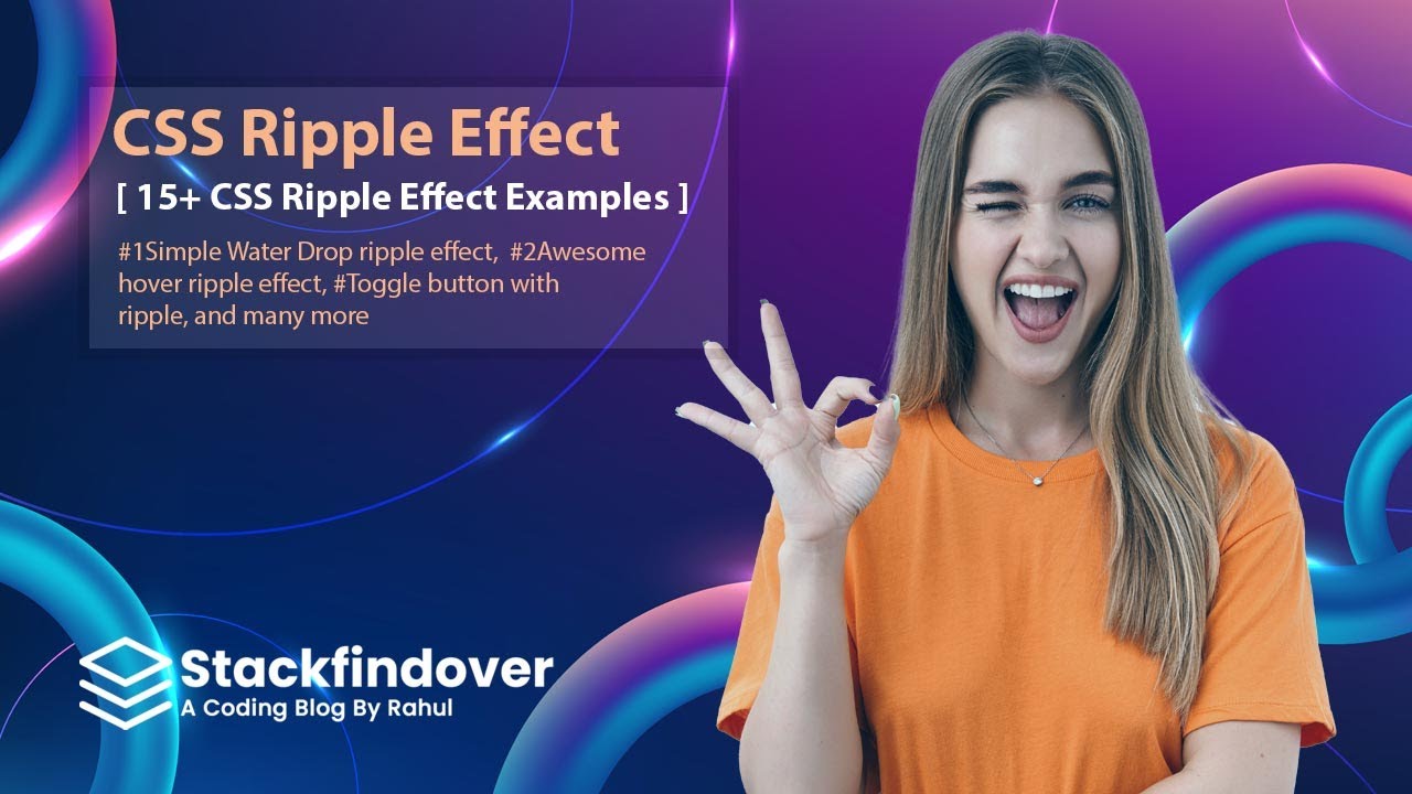 15 Best CSS Ripple Effect Examples