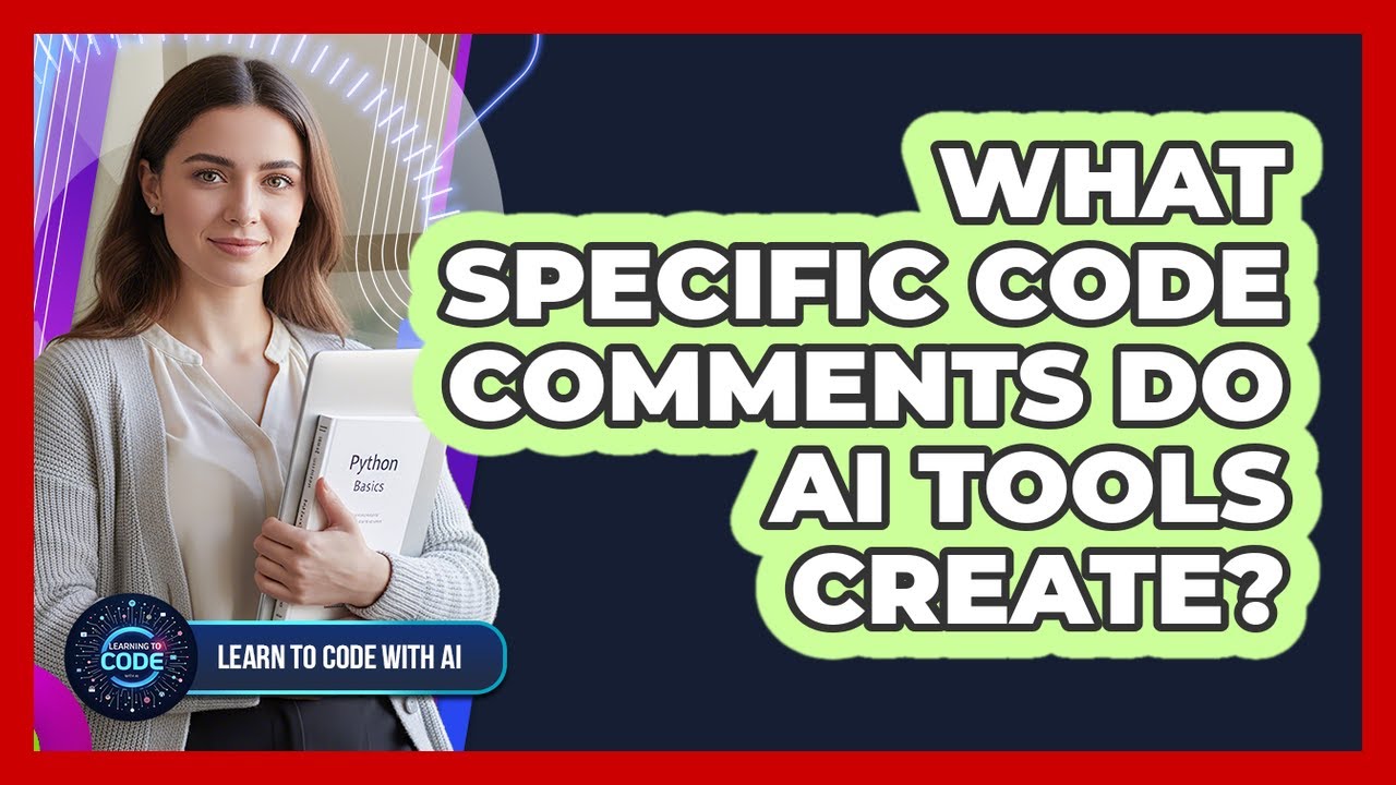 What Specific Code Comments Do AI Tools Create?