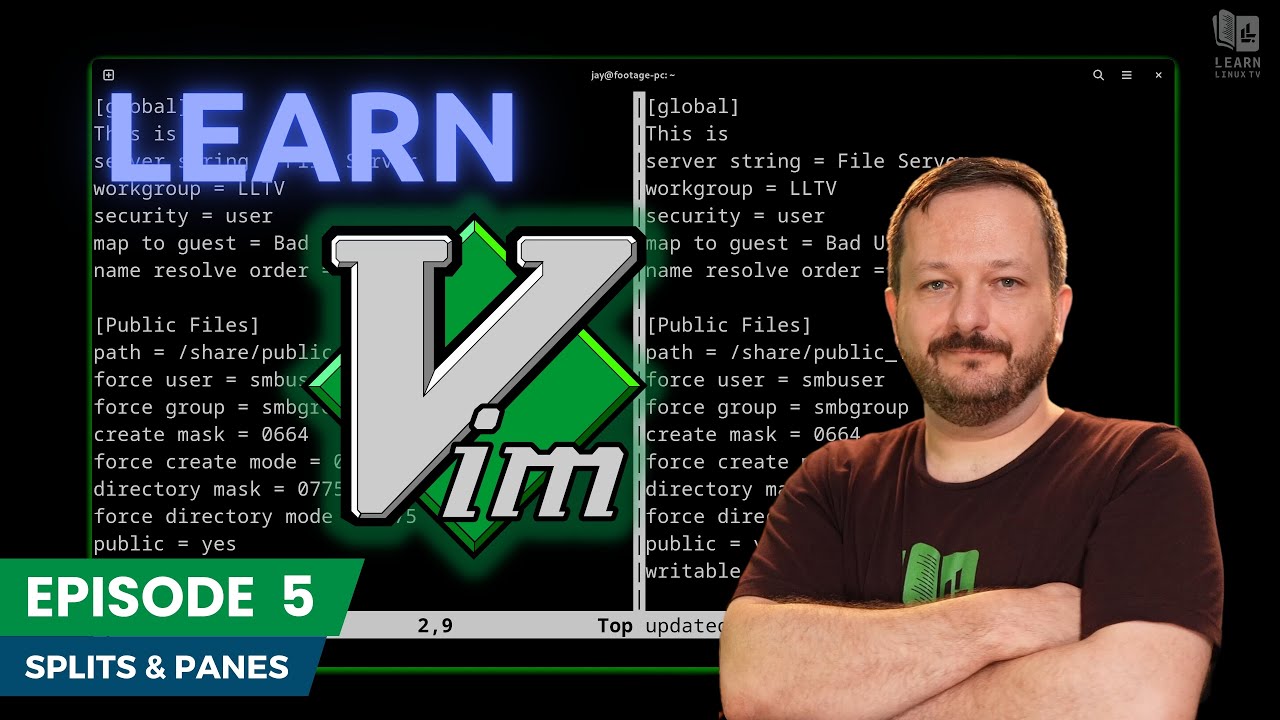 Vim Essentials: Linux Editing Made Simple (Episode 5 -Splitting Windows)
