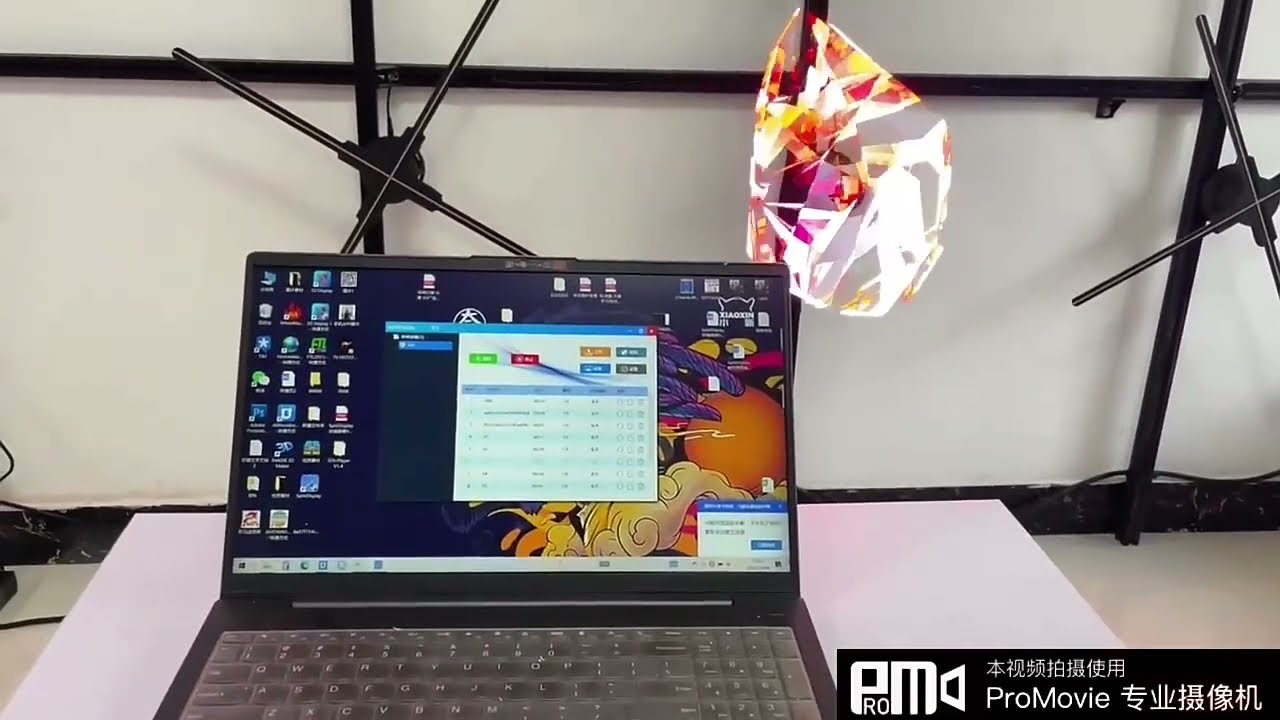 Mind-Blowing 3D Hologram Fan! 42cm LED Display for Stunning Advertising - Full Review & Demo