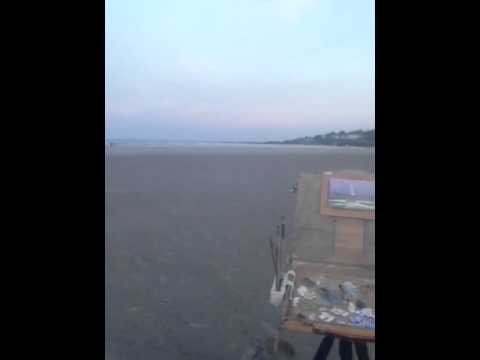 Painting on Ogunquit Beach, Maine