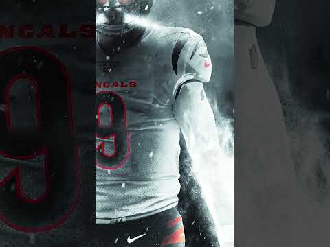 Making a Joe Burrow Sports Design #shorts #nfl