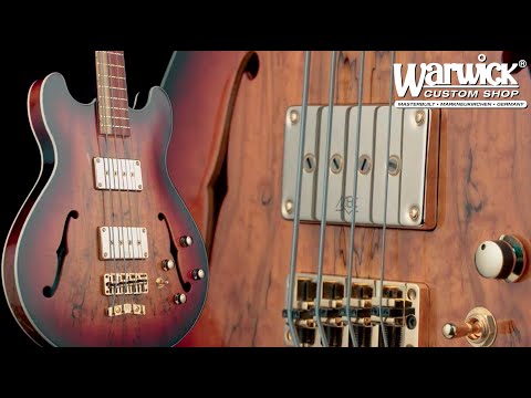 Warwick Custom Shop Masterbuilt - StarBass II - Vintage Sunburst High Gloss Finish #16-3201