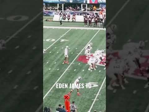 Edgerrin James calls his son Eden first touchdown at Howard U
