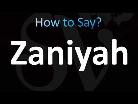 How to Pronounce Zaniyah (CORRECTLY!)