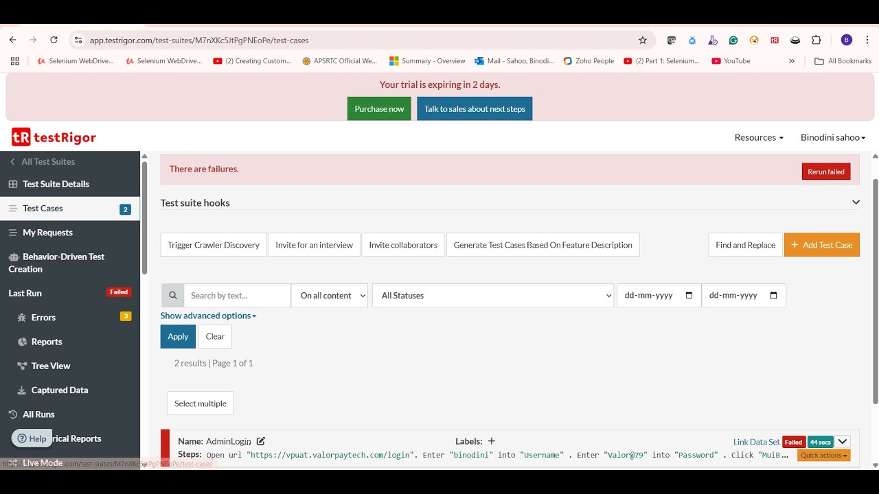 testRigor -AI Automation tool for Beginners
