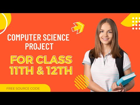 Computer science project of class 12th for CBSE /source code given in description box