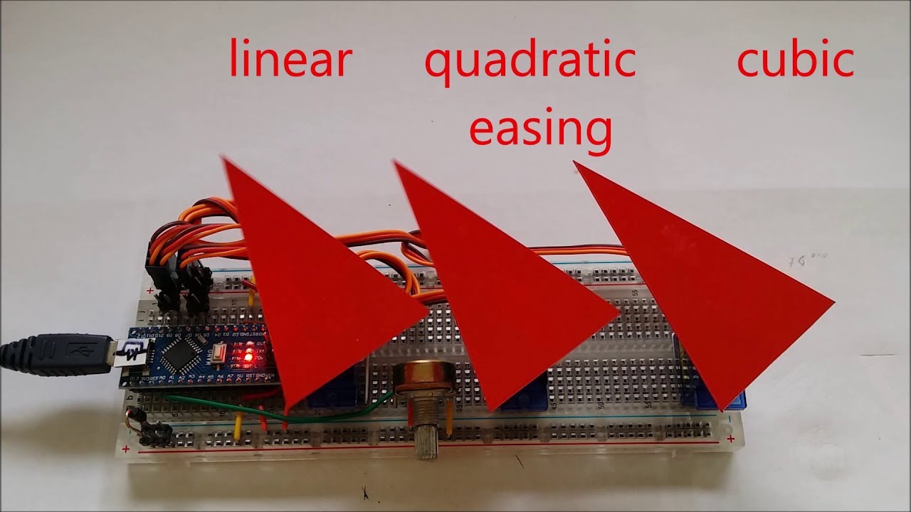 Servo easing library for Arduino