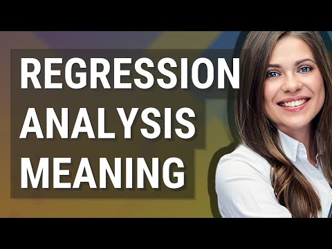 Regression analysis | meaning of Regression analysis