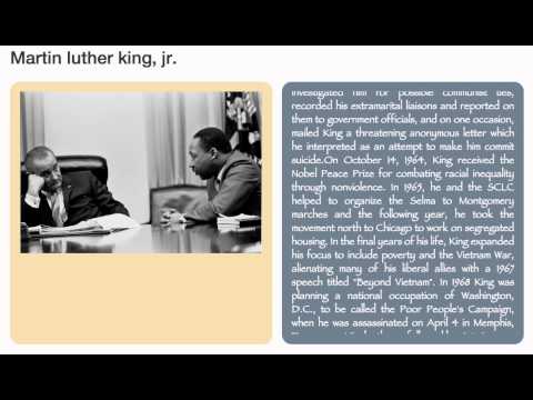 Martin luther king, jr.