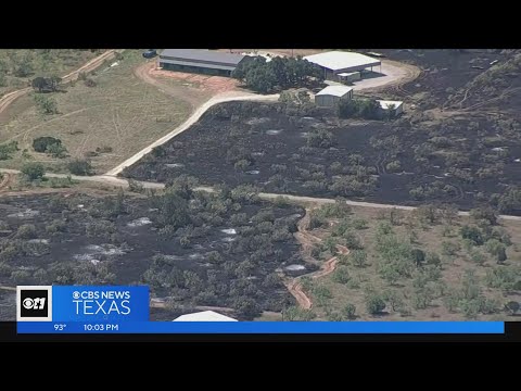 Mandatory evacuations in effect due to wildfire in Palo Pinto County