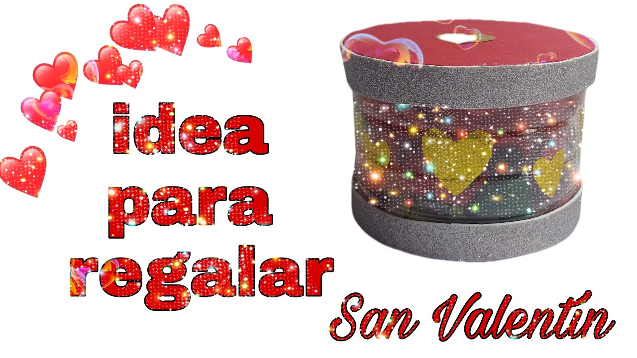 San Valentín ❤️ regalo de material reciclado ♻️