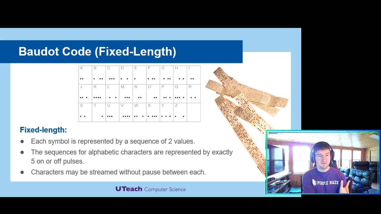 What is the difference between variable and fixed length encoding?
