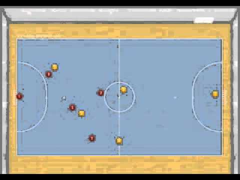 New move of futsal strategy: Kickoff move by No. 2 | FutsalTrainer