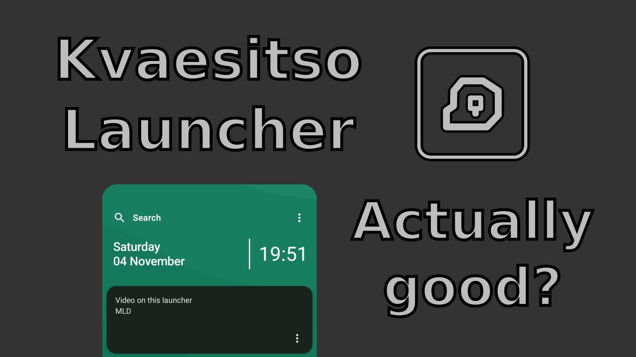 Kvaesitso Launcher - How good (or bad) can this Android launcher be?