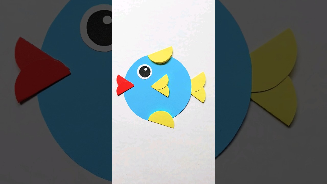 Easy and Simple Fish Papercraft Tutorial Ideas | Preschool Teacher kindergarden