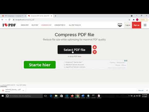 Reduce Size of PDF File-Free